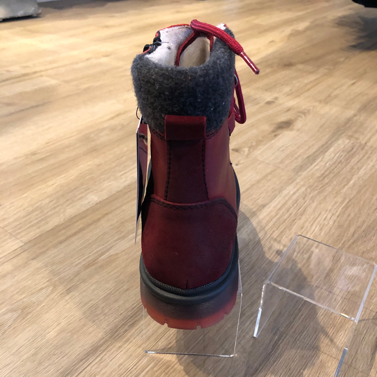 BOS & CO AXEL RED WATERPROOF BOOT – City Shoes Portsmouth